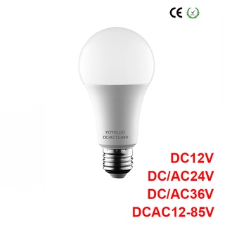 NEW LED Bulb Lamp AC/DC 12V 24V 36V 48V E27 3w 6w 9w 12w 15w Energy ...