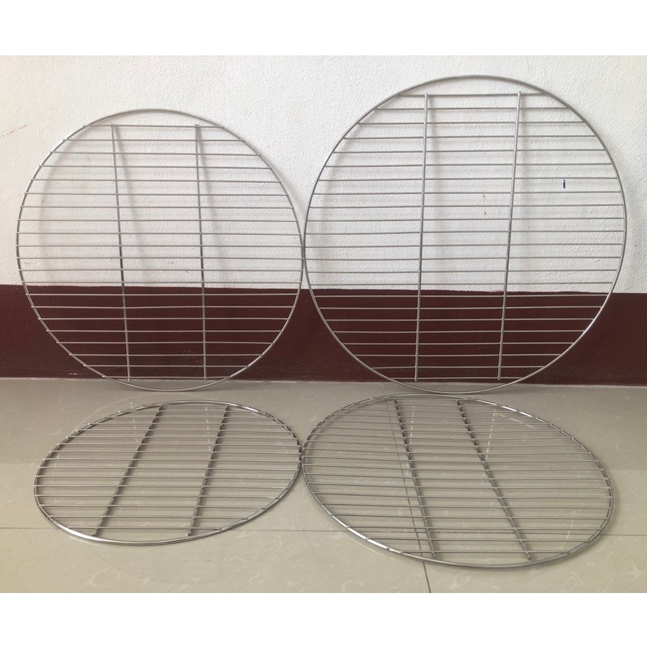 Round Grill Grate (Thick) (Genuine 304 Stainless Steel Does Not Rust ...