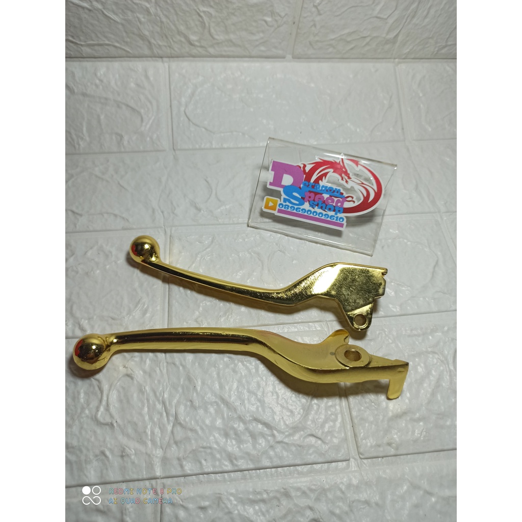 Handle gold non cbs honda beat Mirrorless vario carbu,fi 110 | Shopee ...