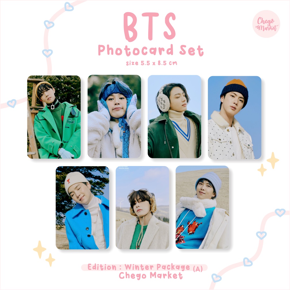 Ready PHOTOCARD BTS Winter Package (GET 7 PCS) | Shopee Philippines