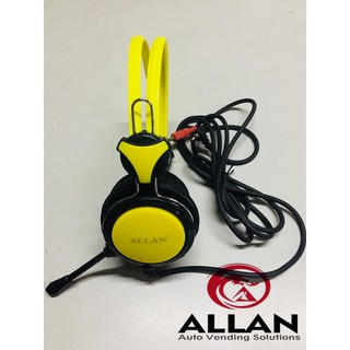 Allan Heavy Duty Gaming Headset With Mic Watch TV/ Listen Music Headset ...