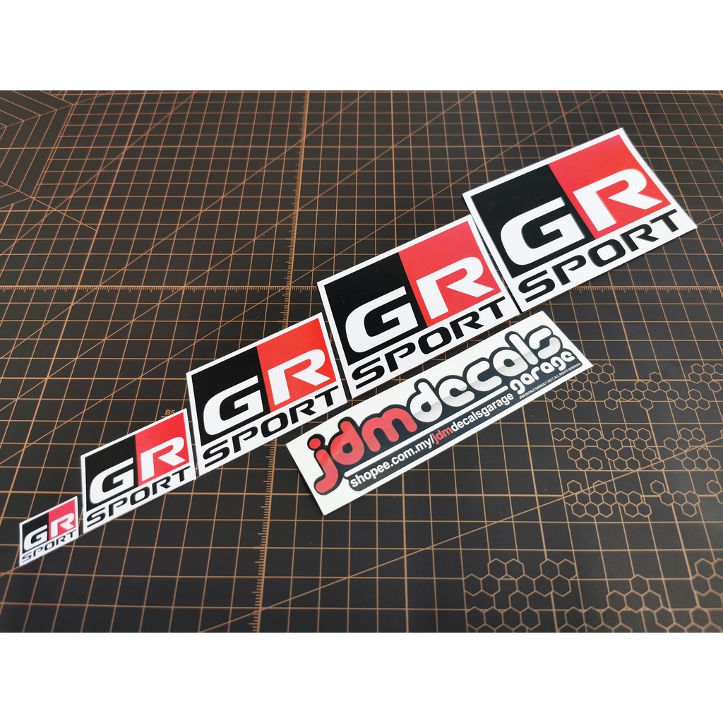 Toyota Gazoo Racing GR Sport Sticker | Shopee Philippines