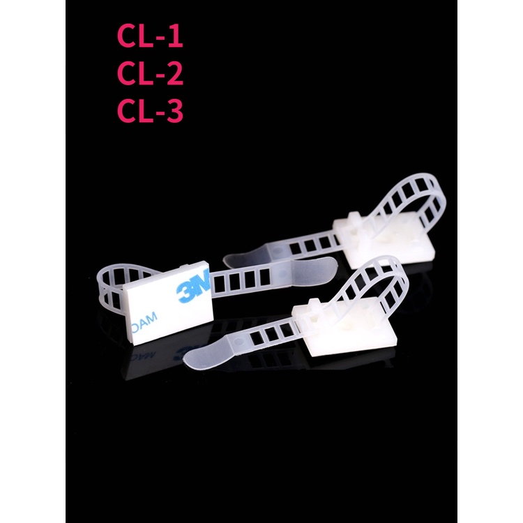 CL Series Adhesive Cable Tie Mounts Cable Clips Wire Clamp Tie Cable ...