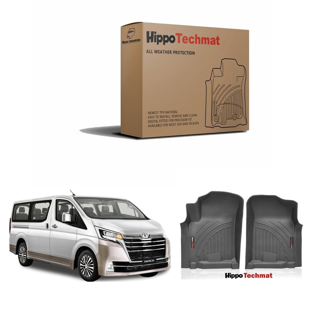 Toyota Hi Ace Super Grandia 2019-2025 all Rows Hippo Tech matt Deep ...