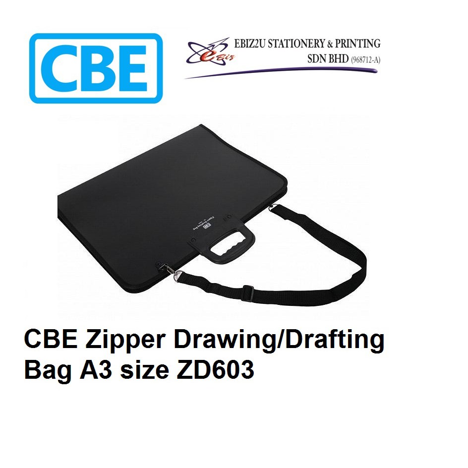CBE Zipper Drawing/Drafting Bag A3 size ZD603 (Stationery, Office ...