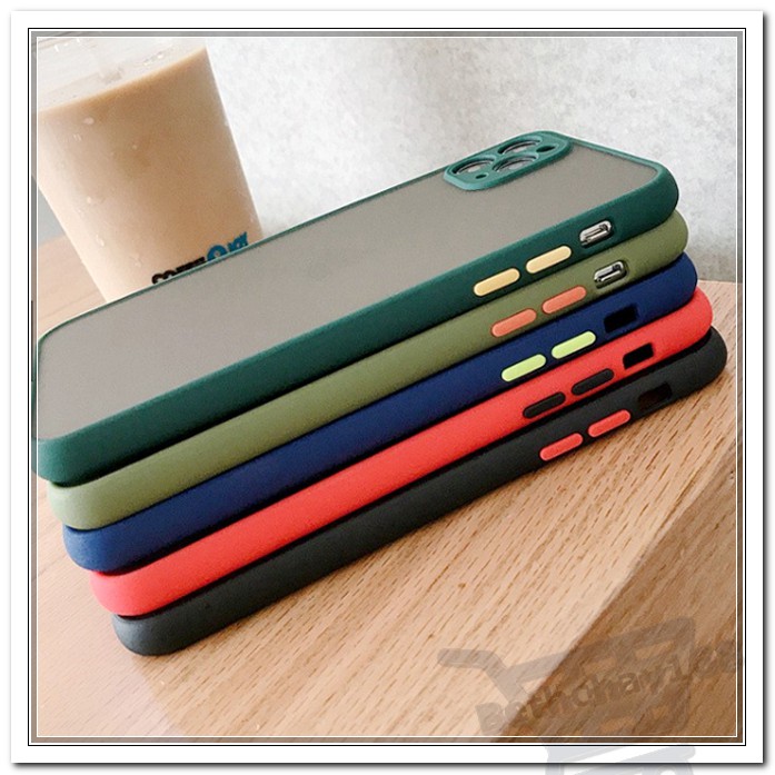 Oppo A5s Matt Shockproof Protection Phone Skin Case Cover Lens ...