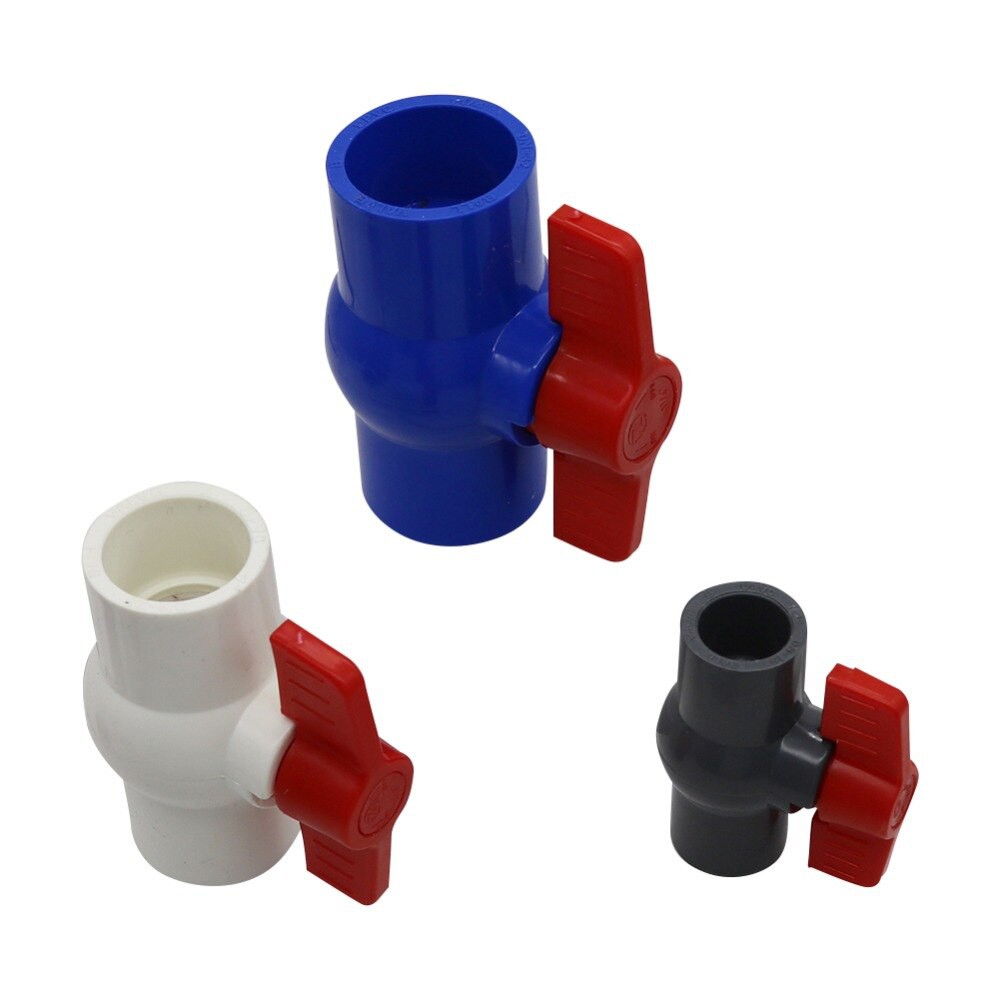 Inner Diameter 20/25/32/40mm PVC Ball Valve Slip Repair Connector 3 ...