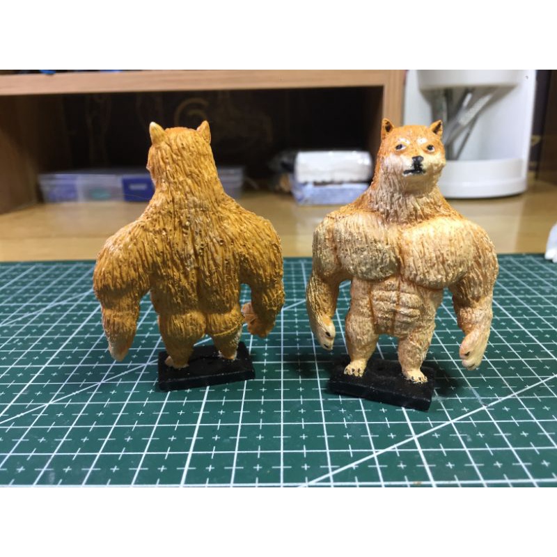 Statue, 6-pack muscle cheems shiba meme static model | Shopee Philippines
