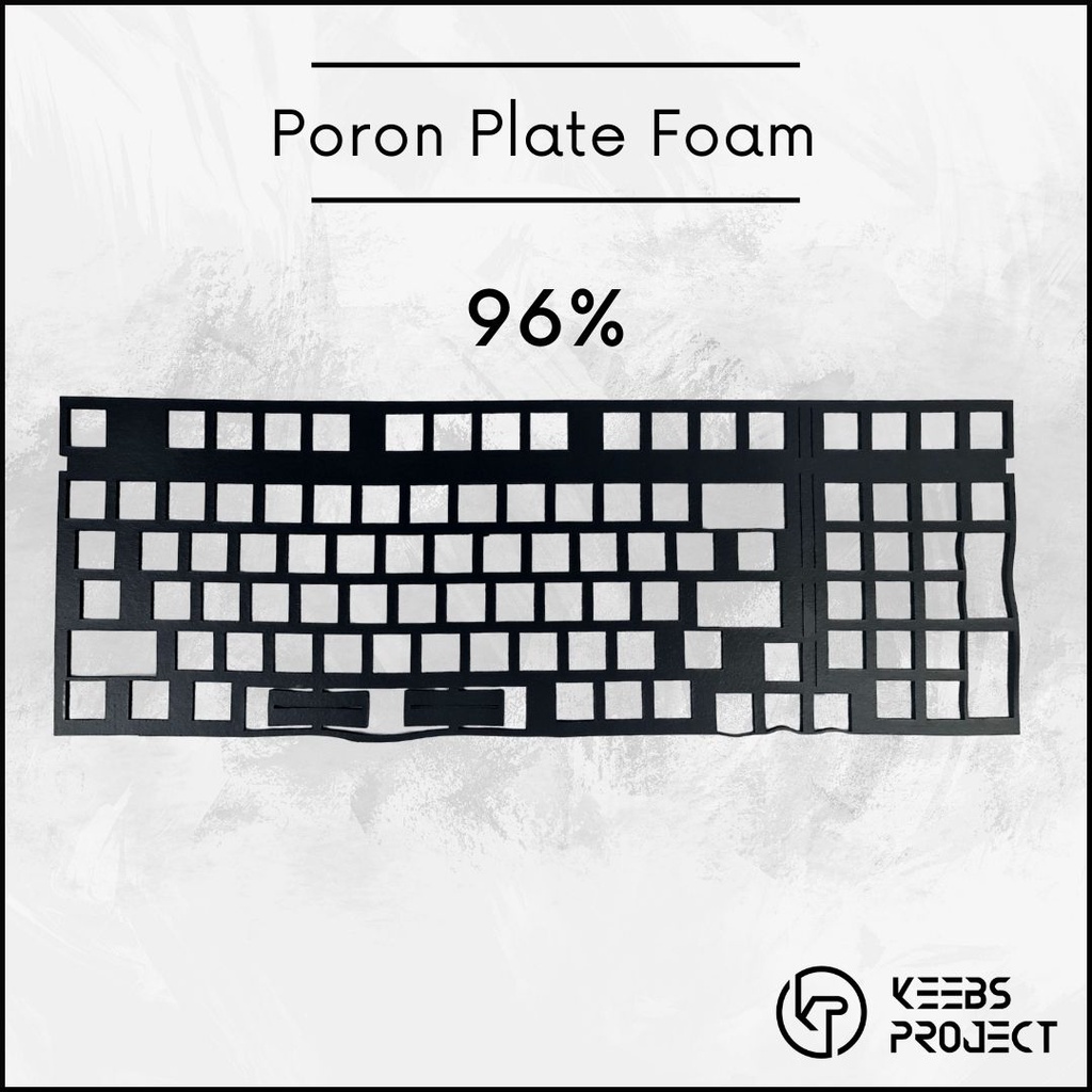 Poron Plate foam for 60% 64keys 68 82 84 75% 87 TKL 104 96% layout for Mechanical Keyboard ...