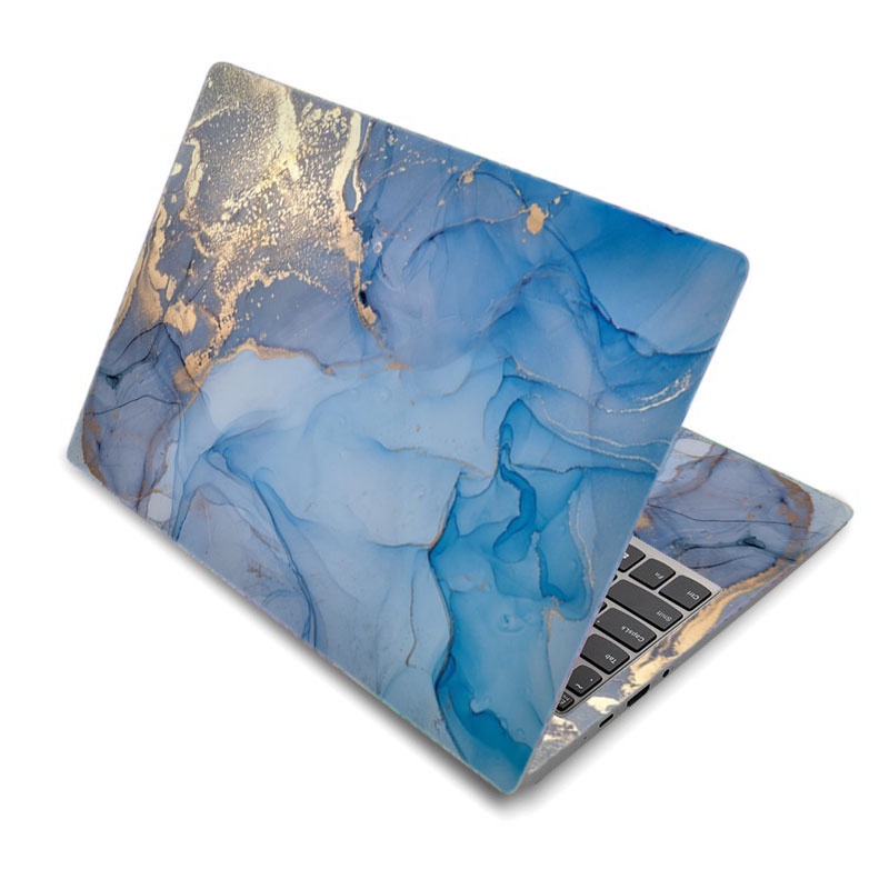 Laptop Decals Colorful Marbel Granite Texture Laptop Decor Sticker Skin ...