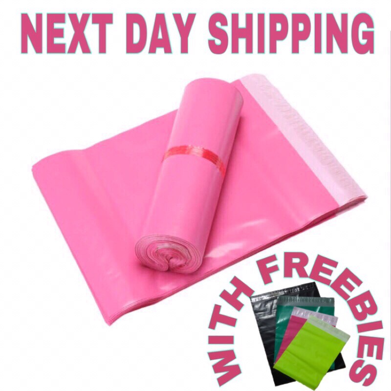 Polymailer Pouch Parcel Packaging Pink Small & Medium Plastic 20cmx30cm ...