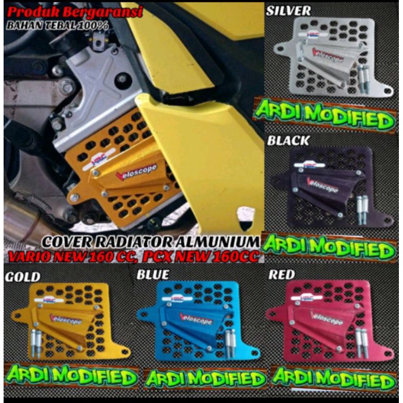 Airscope radiator cover hrc vario 160 pcx 160 adv 160 veloscope model ...