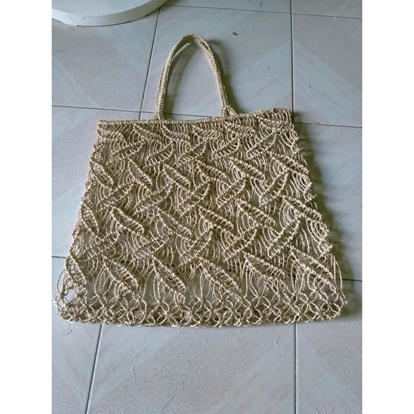 Abaca Macrame Bag (Bicol ) | Shopee Philippines