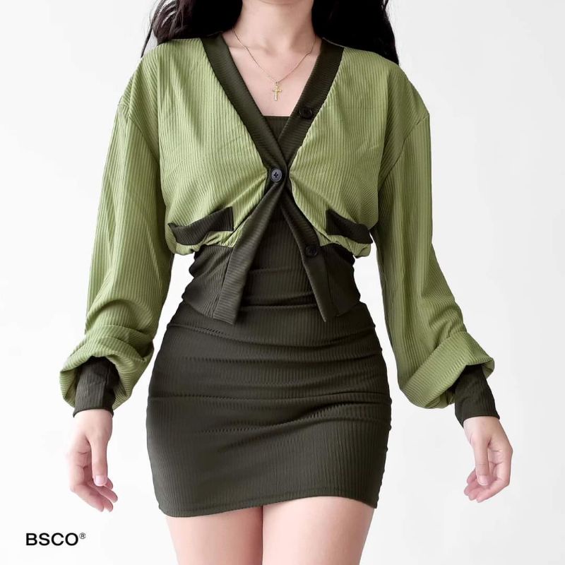 BSCO REGULAR FLEUR KOREAN FASHION/STYLE/OUTFIT BODYCON DRESS! | Shopee ...