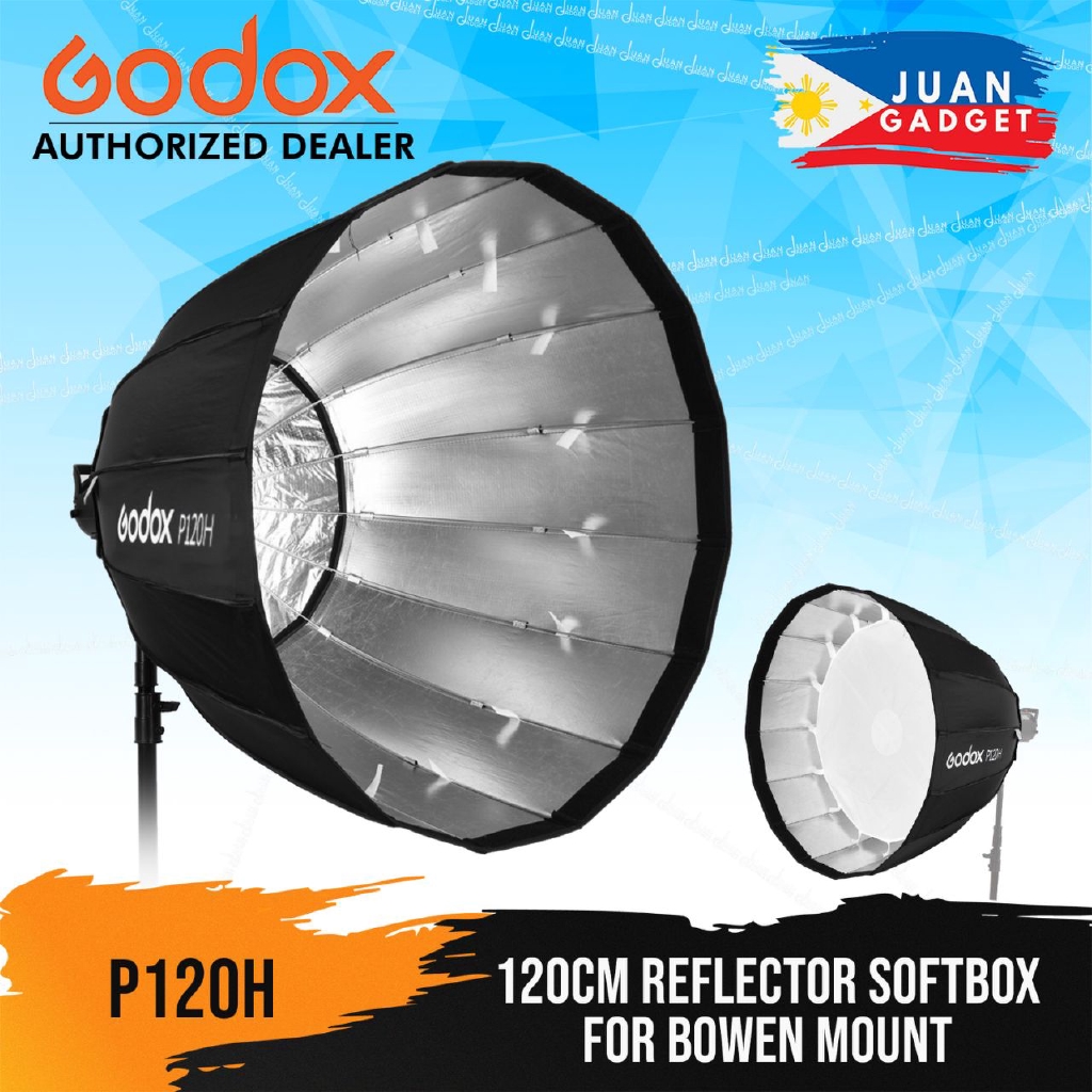 Godox P120H 120CM Reflector Parabolic SoftBox Cloak Box for Bowens ...