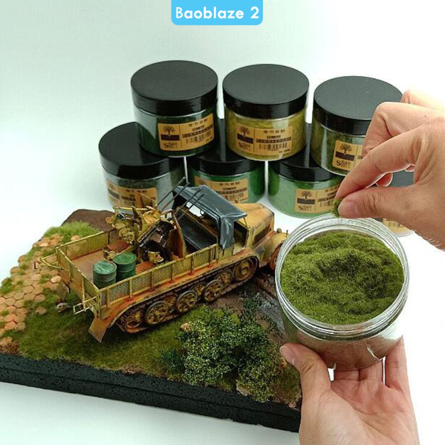 [BAOBLAZE2] Model Artificial Grass Powder Miniature Toy Sandbox ...