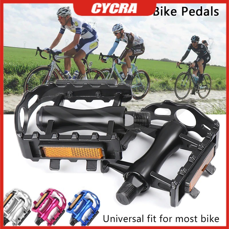 Universal Aluminum Bicycle Reflective on Both Sides Pedal Non-slip ...