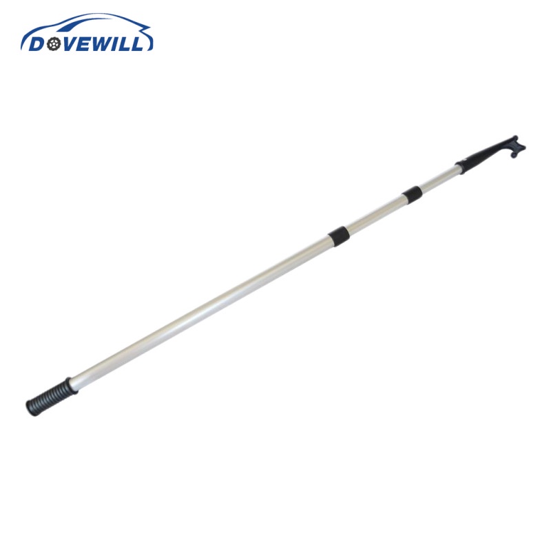 Extendable Boat Hook Rope Grabber Tool HeavyDuty Telescopic Shaft Pole ...