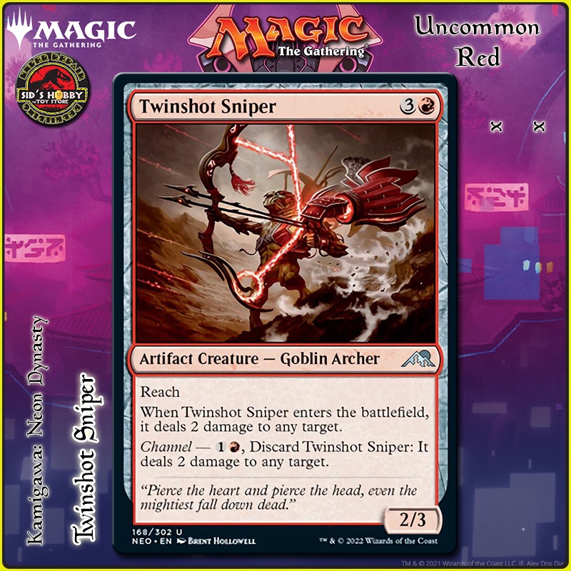 Twinshot Sniper x x Kamigawa: Neon Dynasty Red Uncommon NEO MTG Card ...