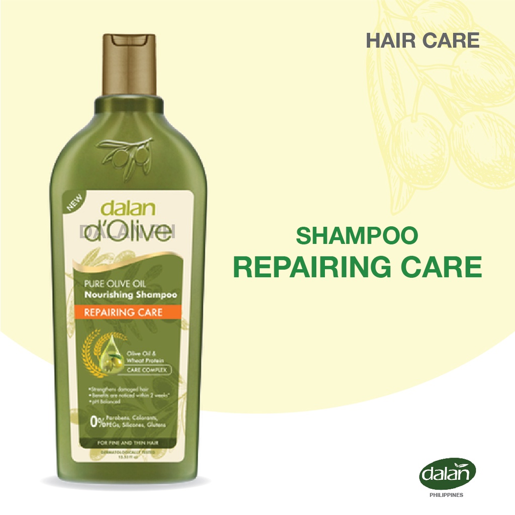 DALAN d'Olive Pure Olive Oil Nourishing Shampoo 400ml - Repairing Care ...