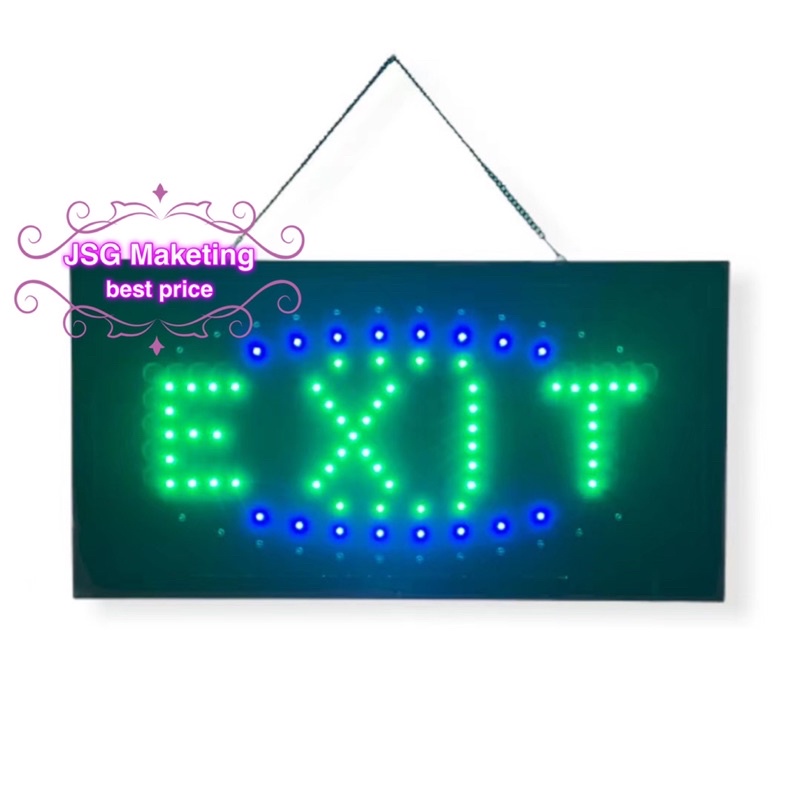 Energy saving light billboard EXIT-LEDSIGN (Small) | Shopee Philippines