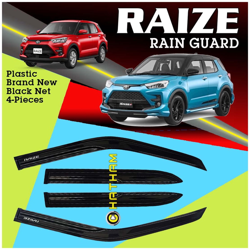 Rain Guard for Toyota Raize ( Window Visor ) | Shopee Philippines