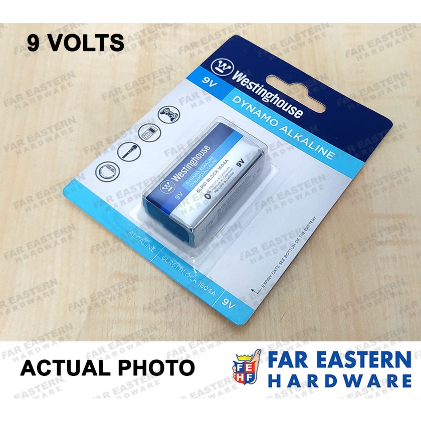 WESTINGHOUSE Alkaline Battery Dynamo Batteries Double AA Size C D 9V ...