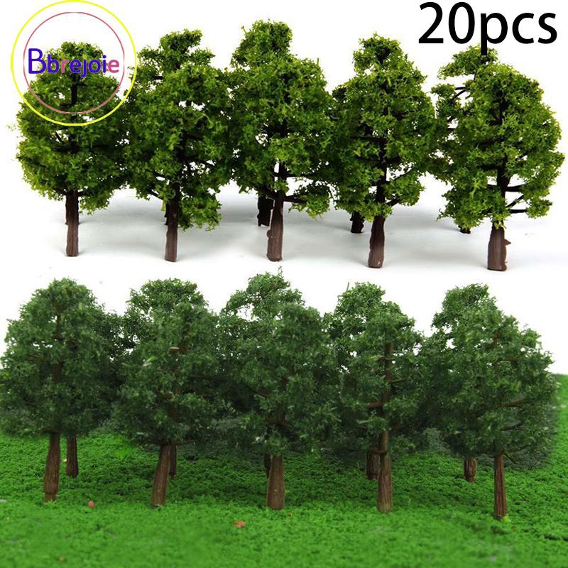 Model Trees Diorama Landscape 20Pcs DIY Scenery Street Railway Garden ...