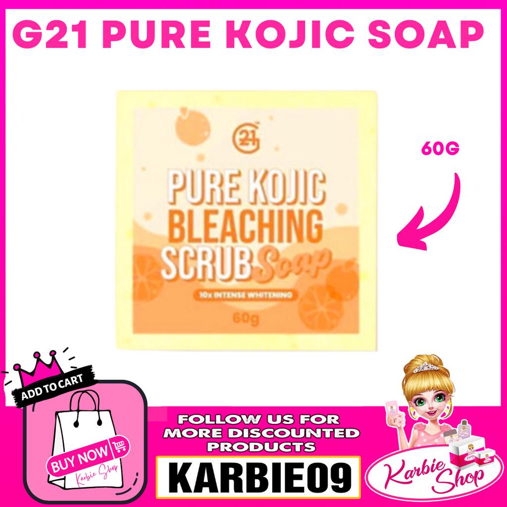 Orig G21 Pure Kojic Bleaching Scrub Soap 60g | Shopee Philippines