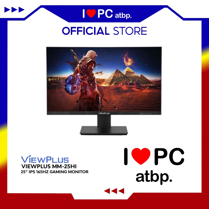 Viewplus MM-25HI 25” IPS 165Hz Gaming Monitor (FHD, DP, HDMI, DVI, VESA ...