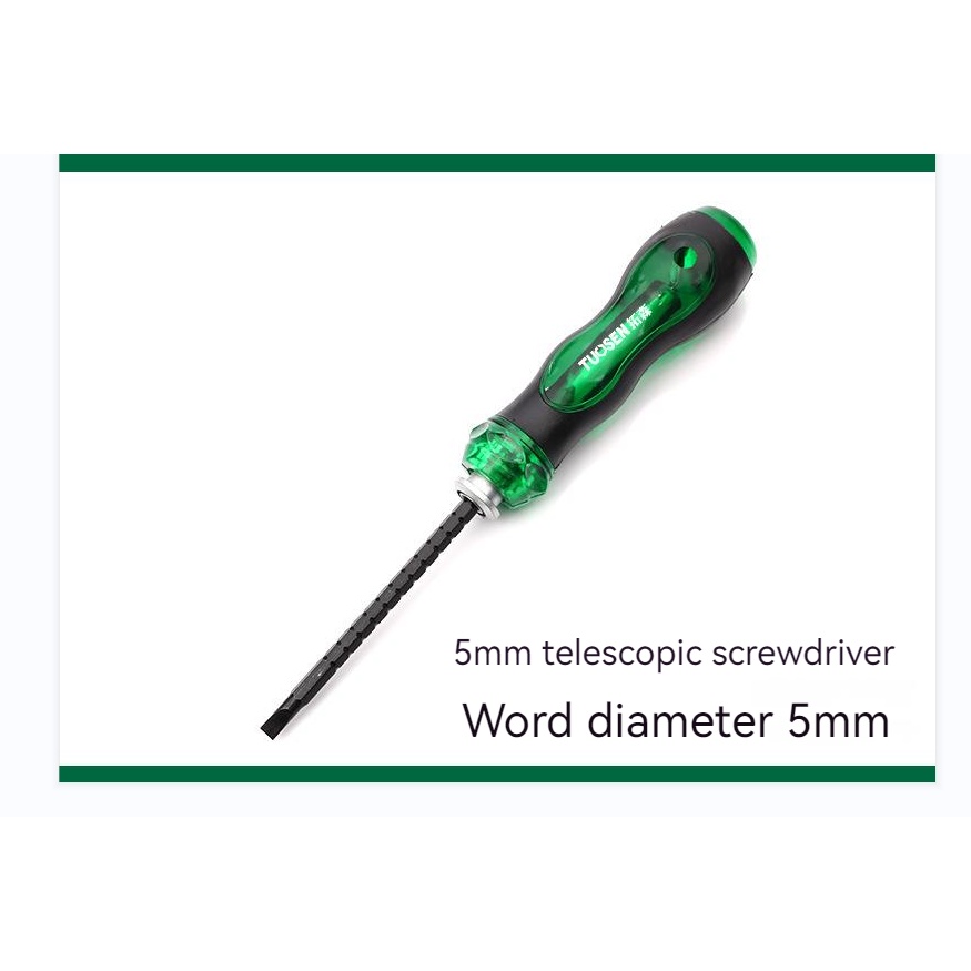 Interchangeable screwdrivers Flat-blade screwdriver Telescopic Two-way ...