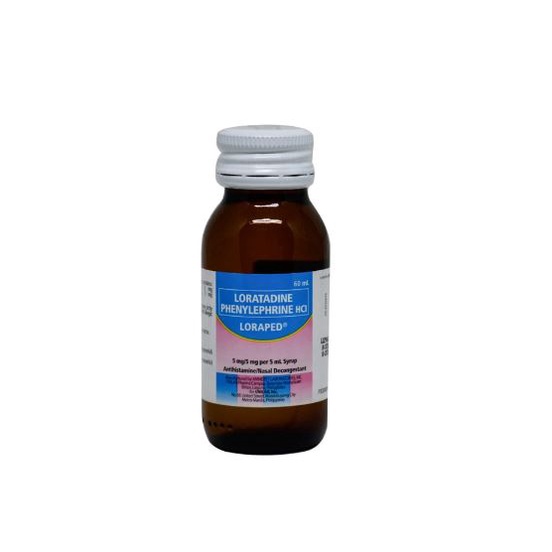 Unilab Loraped® Syrup 5mg 60mL | Shopee Philippines