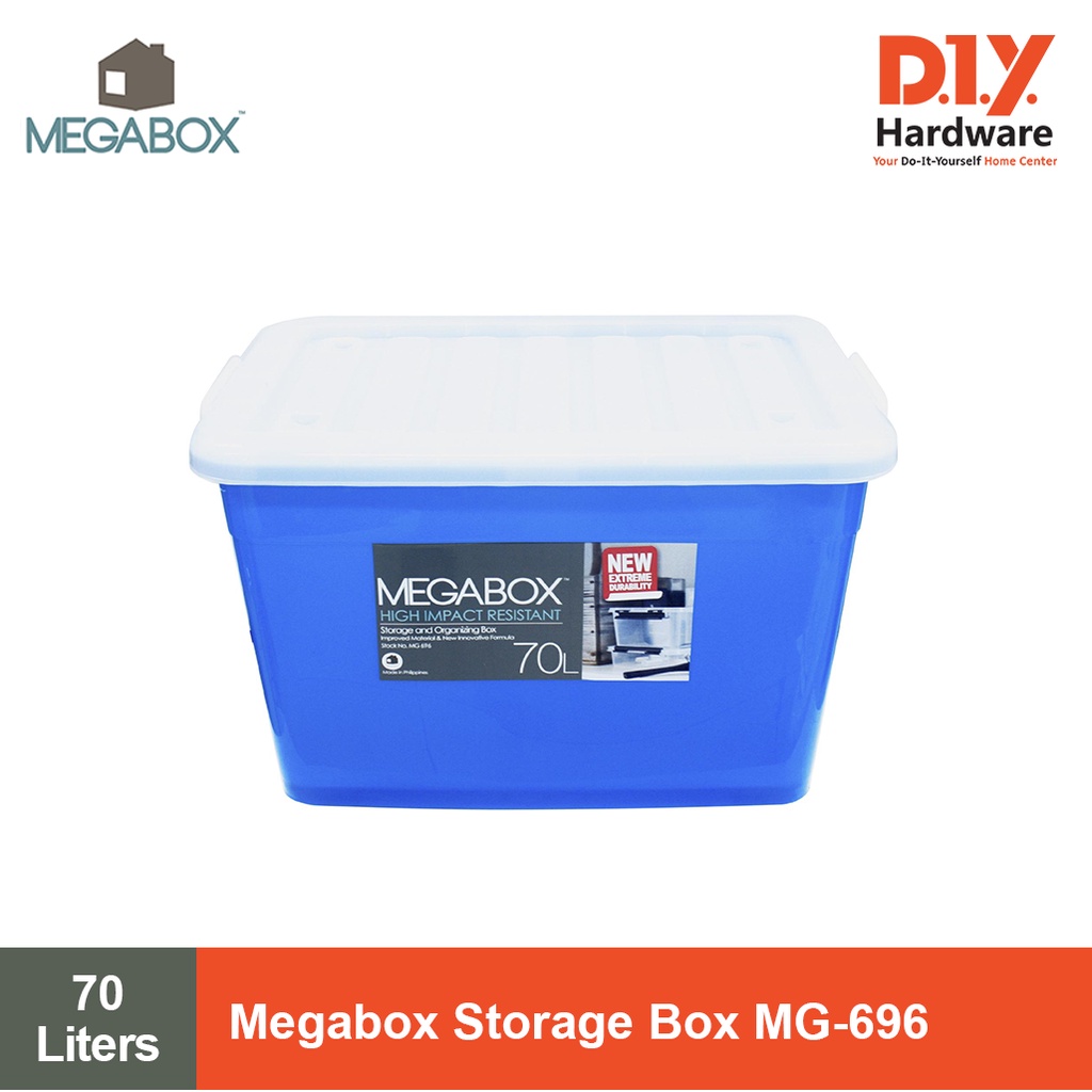Megabox High-Impact Storage Box 70 Liters (Mg-696) | Shopee Philippines