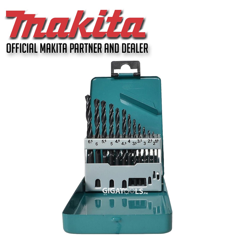 Makita HSS-R Metal Drill Bit Set 13pcs ( D-54075 ) | Shopee Philippines