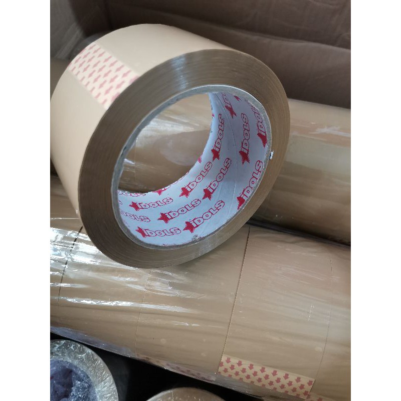 Moonbright Packaging Tape 2x100 meter ( Clear / Tan ) 1piece | Shopee ...