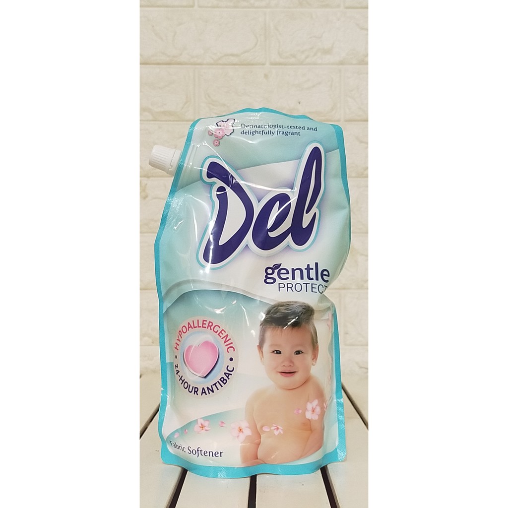 DEL Fabric Conditioner Softener — Gentle Protect, Hypoallergenic, 24 ...