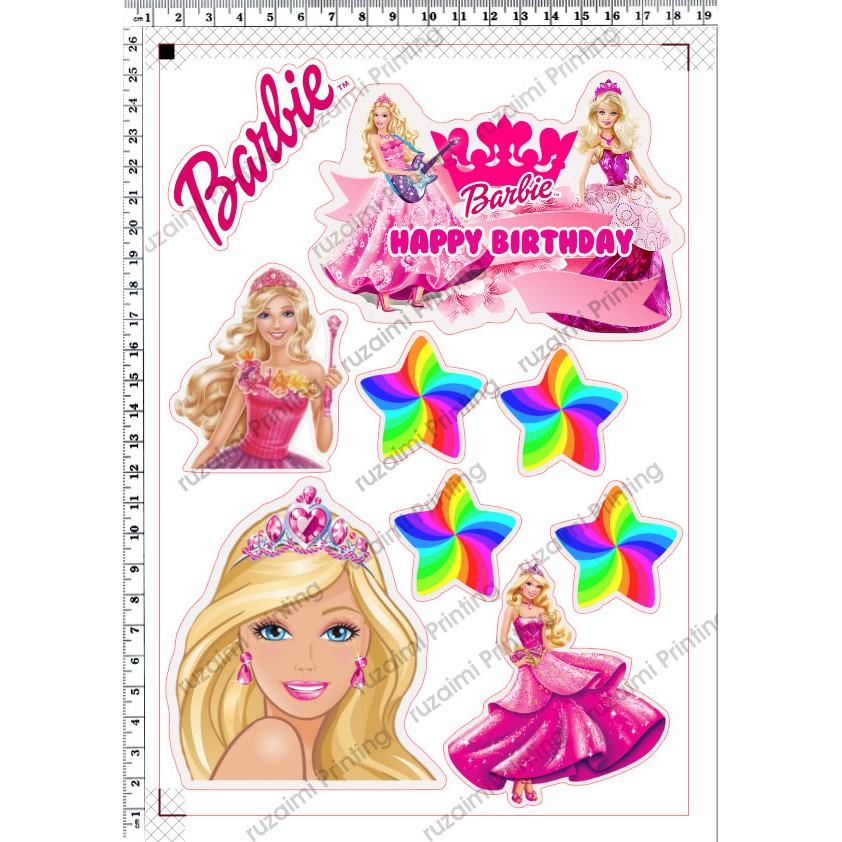 Barbie Cake Topper 003 | Shopee Philippines