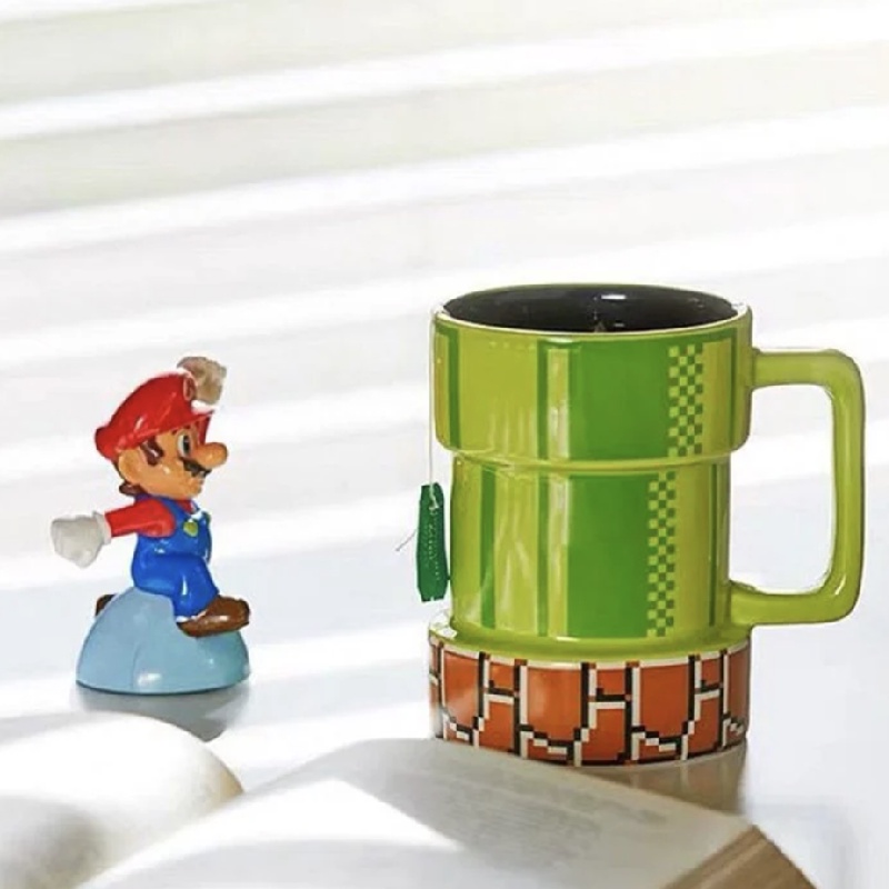 Molly Preferred Mario Pixel Mug Creative Coffee Cup Game Wear Mouth ...