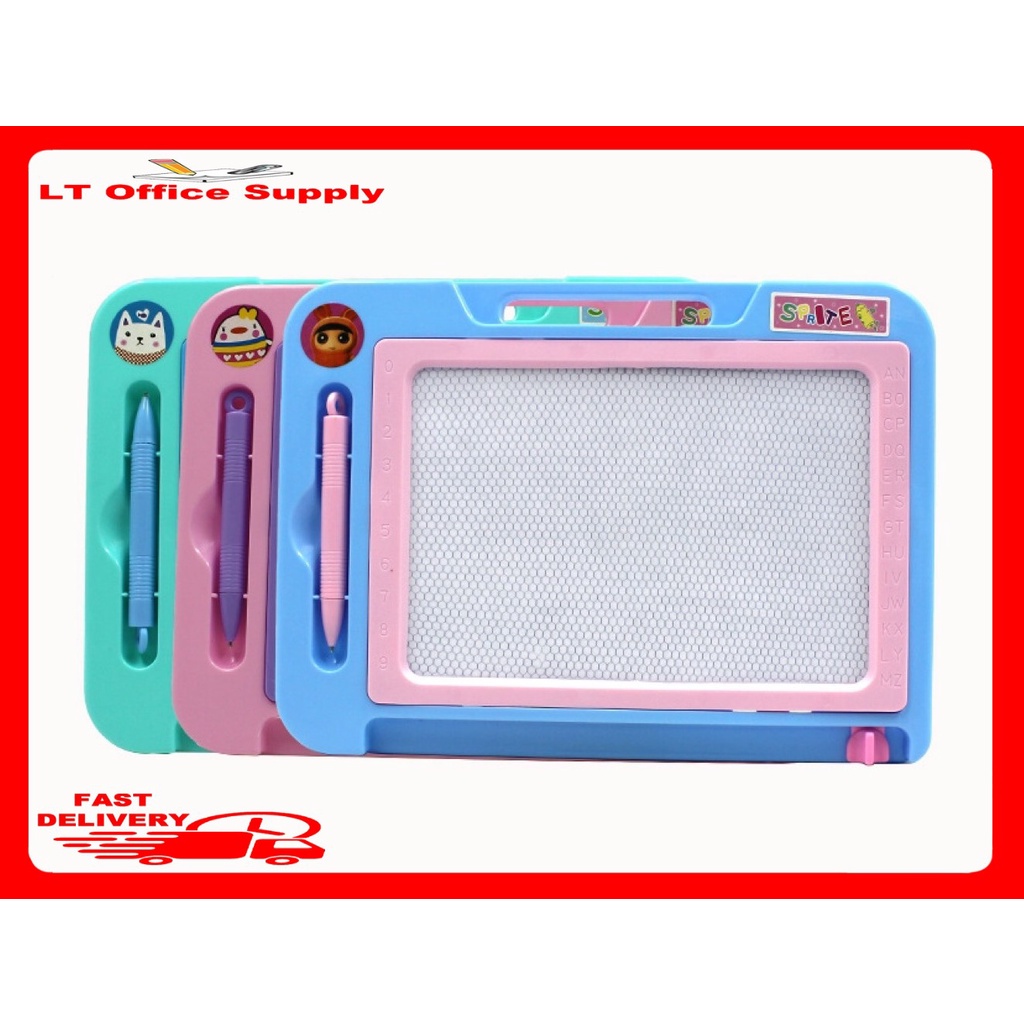Jing Jing Colour Drawing & Writing Board (Magic Slate) 19CM X 25CM ...
