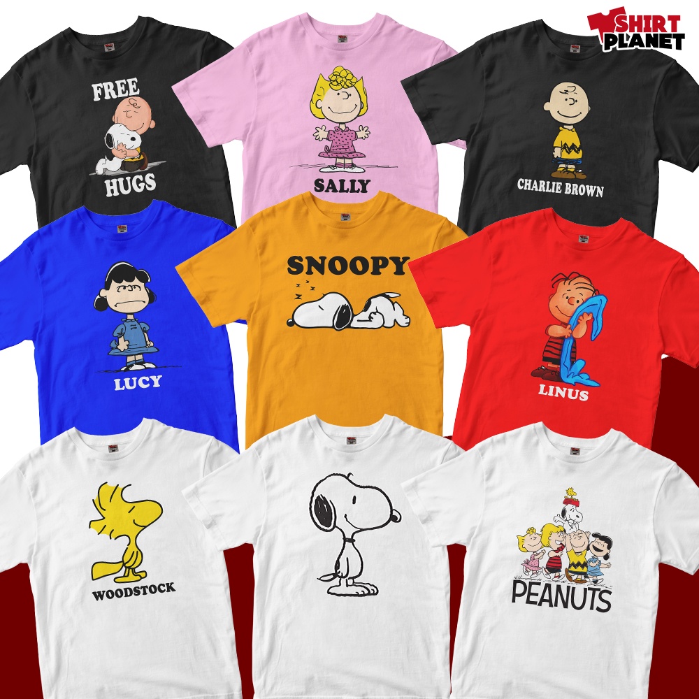 PEANUTS TEES UNISEX FOR MEN & WOMEN | Shopee Philippines