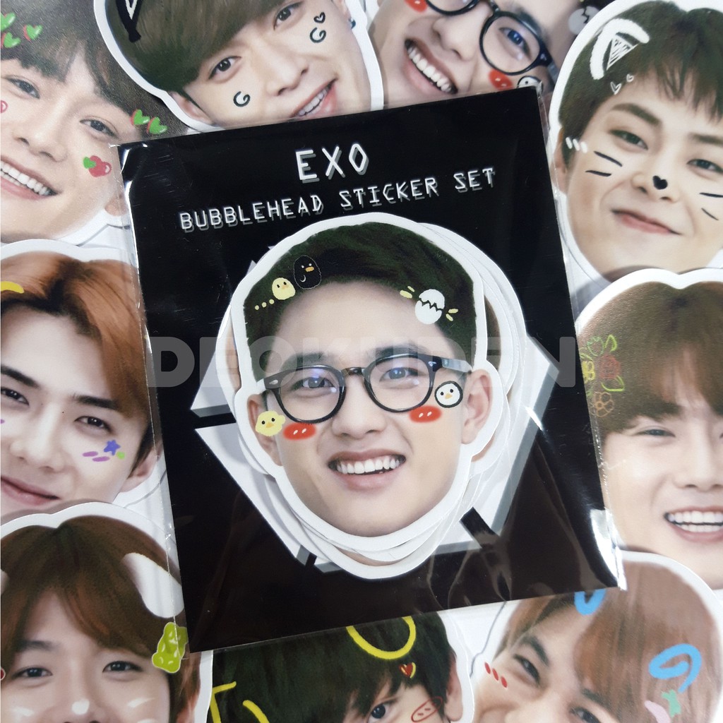 [ CLEARANCE SALE ] EXO Bubblehead Stickers│ DEOKUDEN | Shopee Philippines