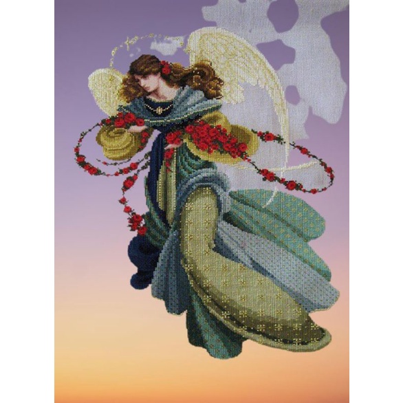 #516. CS "Angelica" Printed Cross Stitch Pattern Only | Shopee Philippines
