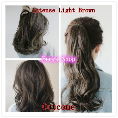 Intense Light Brown Hair Color with Oxidant ( 55/0 Bob Keratin ...