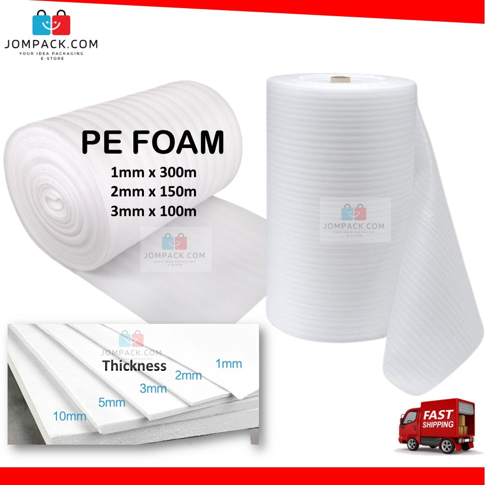 PE Foam Roll / Packaging Polyethylene Foam Roll 1mm / 2mm / 3mm | Shopee Philippines