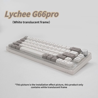 Ready stock! Lychee gaming G66/G66pro mechanical keyboard white ...