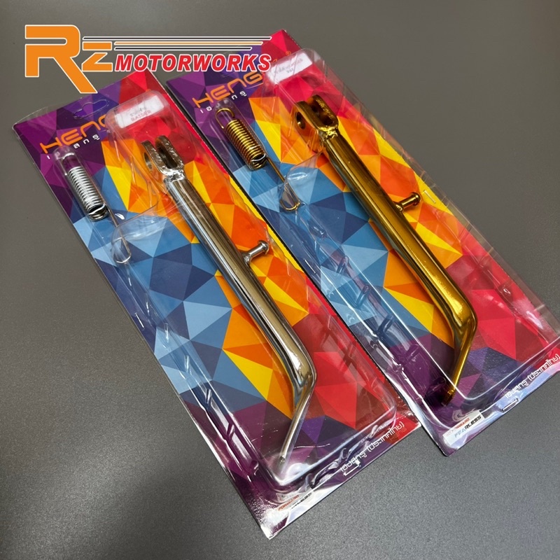 for raider 150 Heng motorcycle side stand gold or white gold | Shopee ...