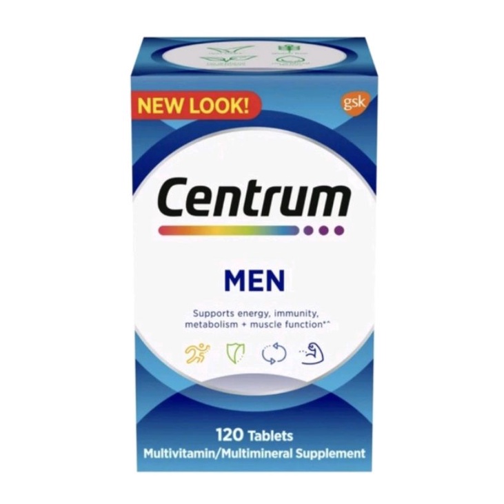 Centrum Complete for Men Multivitamins and Minerals 120 tablets ...