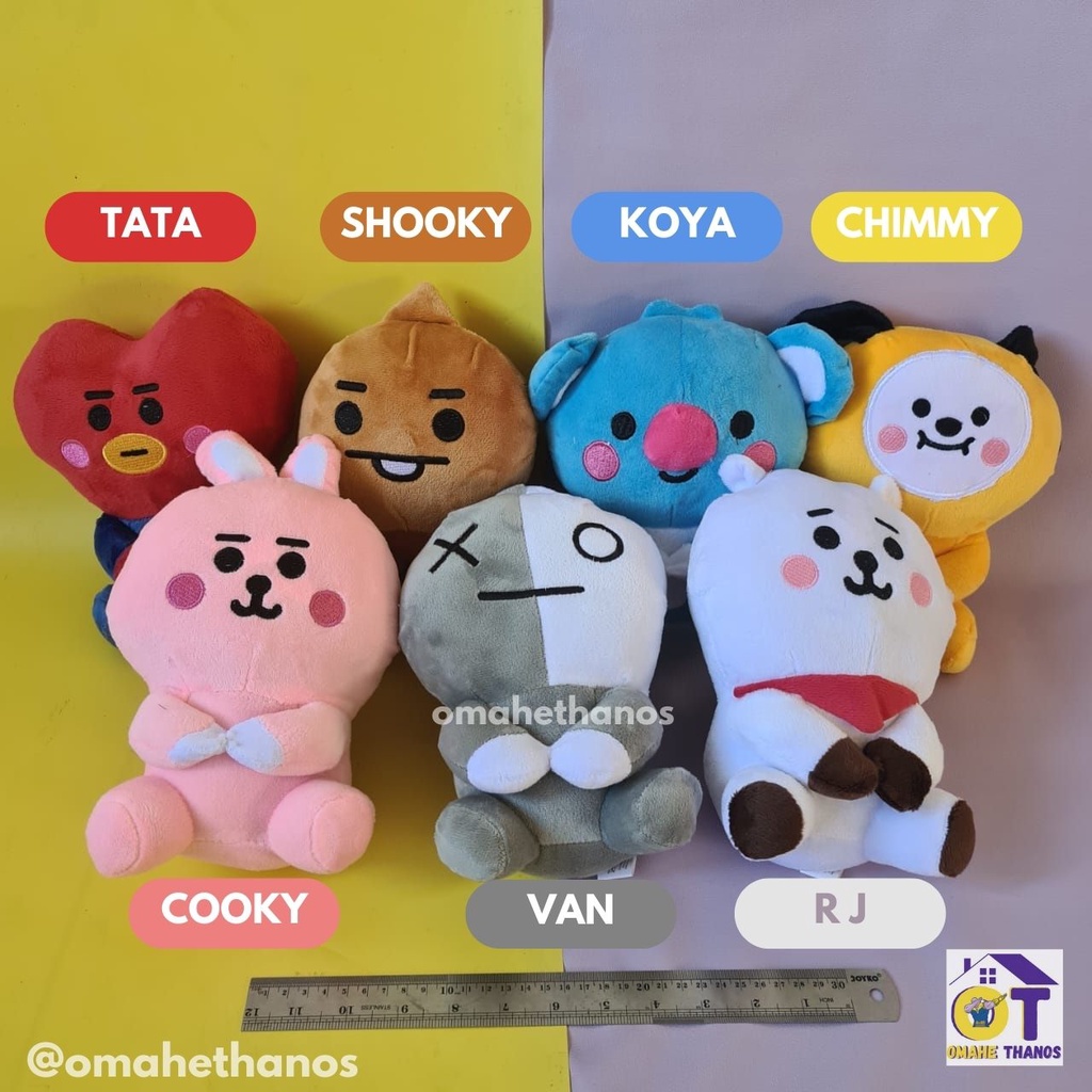 Bt21 Doll/BT21 Doll Cute Smooth/Tata Chimmy Koya Shooky Cooky Rj Van Doll | Shopee Philippines