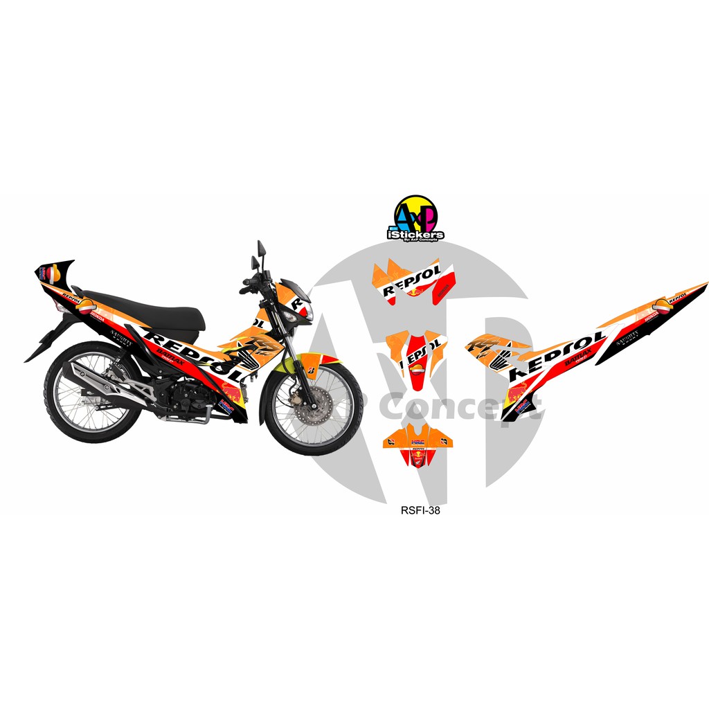Honda RS125 FI Decal Kit RSFI-38 | Shopee Philippines