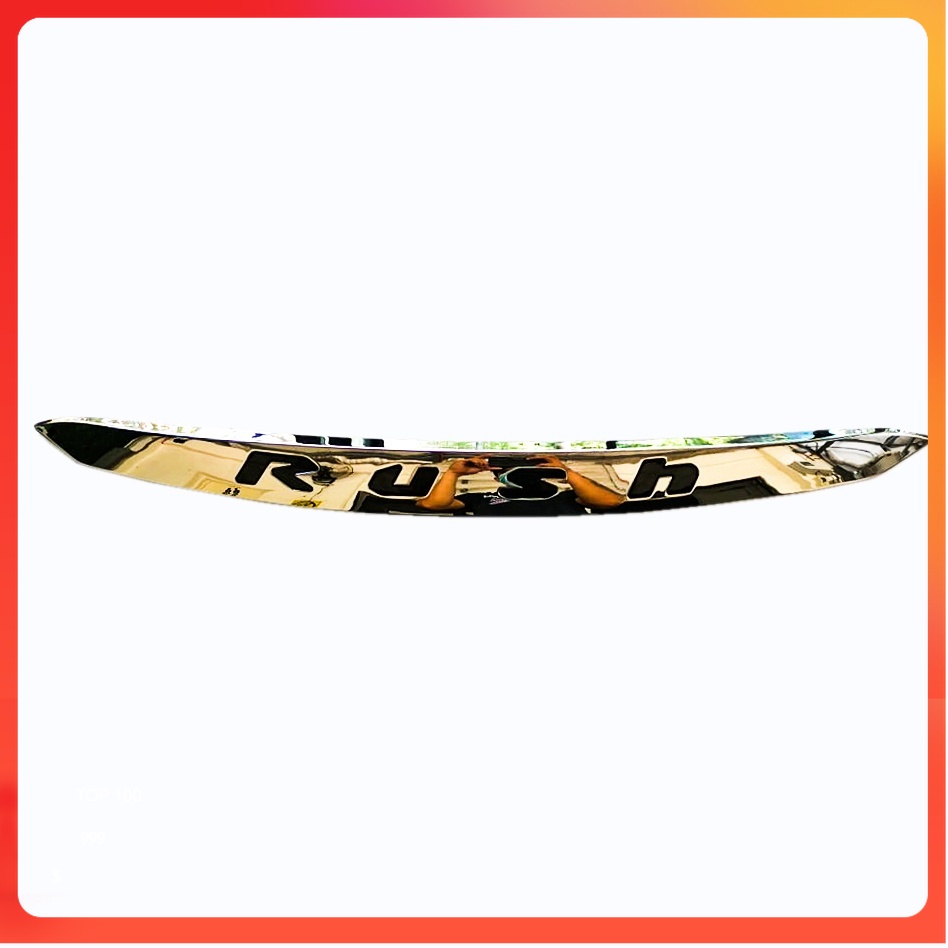 Toyota Rush 2018-2022 Hood Lid Lip Shield End Engine Ornament CHROME ...